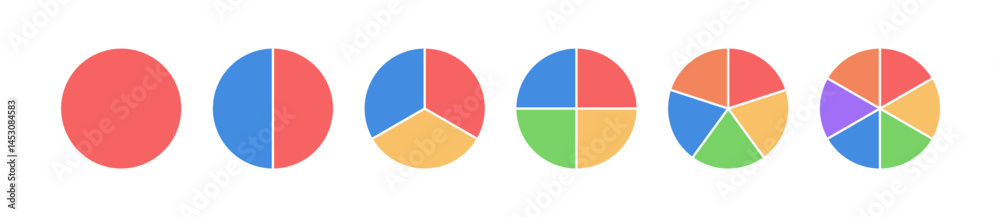 Pie chart infographic wheel piece diagram. Infographic pie chart circle ...