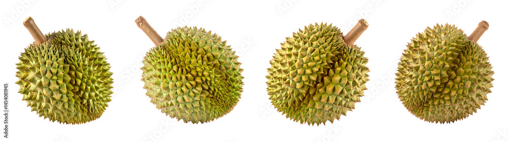Durian Transparent Background PNG set Four exotic fruits with a ...