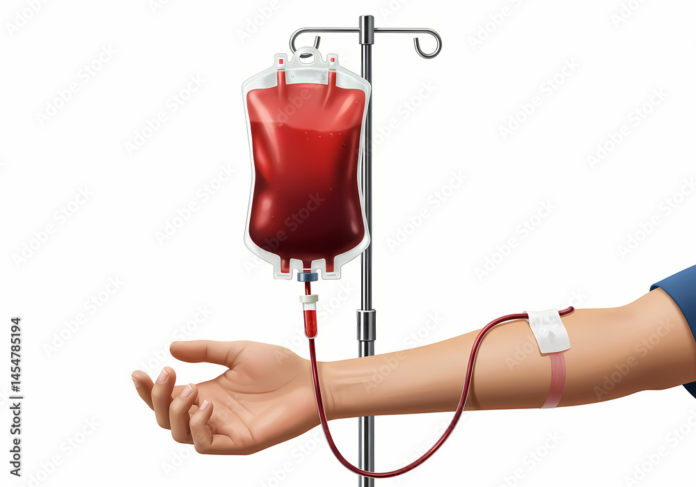 Blood Transfusion A LifeSaving Procedure Stock Photo | Adobe Stock