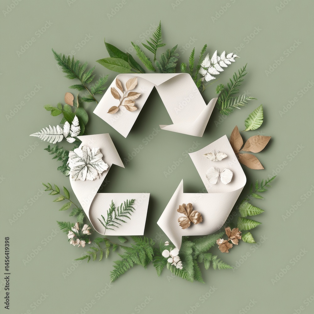 Recycling action paper waste management in a green environment zero ...