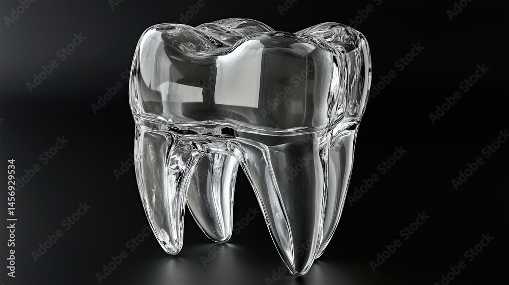 The body parts made of crystal glass is conveyed : diaphragm, inner ...