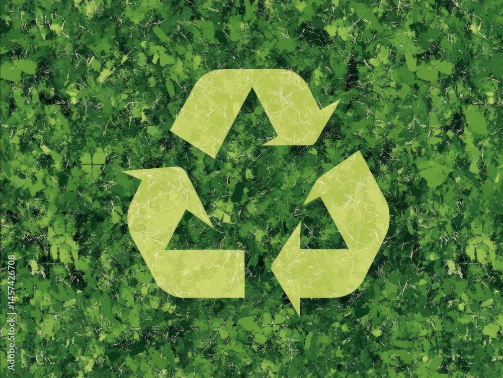 icono simbolo de reciclaje para cuidar el medio ambiente y combatir la ...