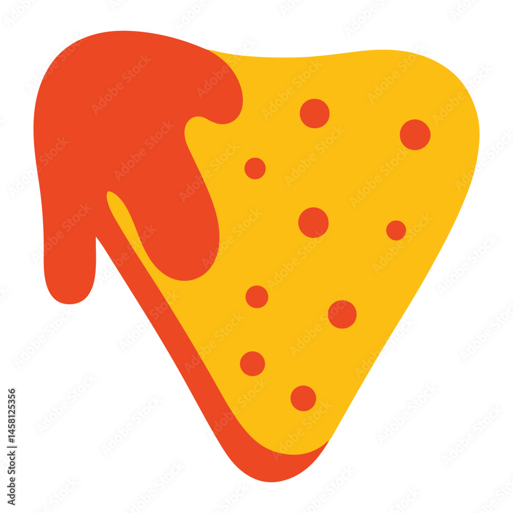 fa nacho chip with salsa, Cinco de Mayo day, happy Cinco de Mayo ...
