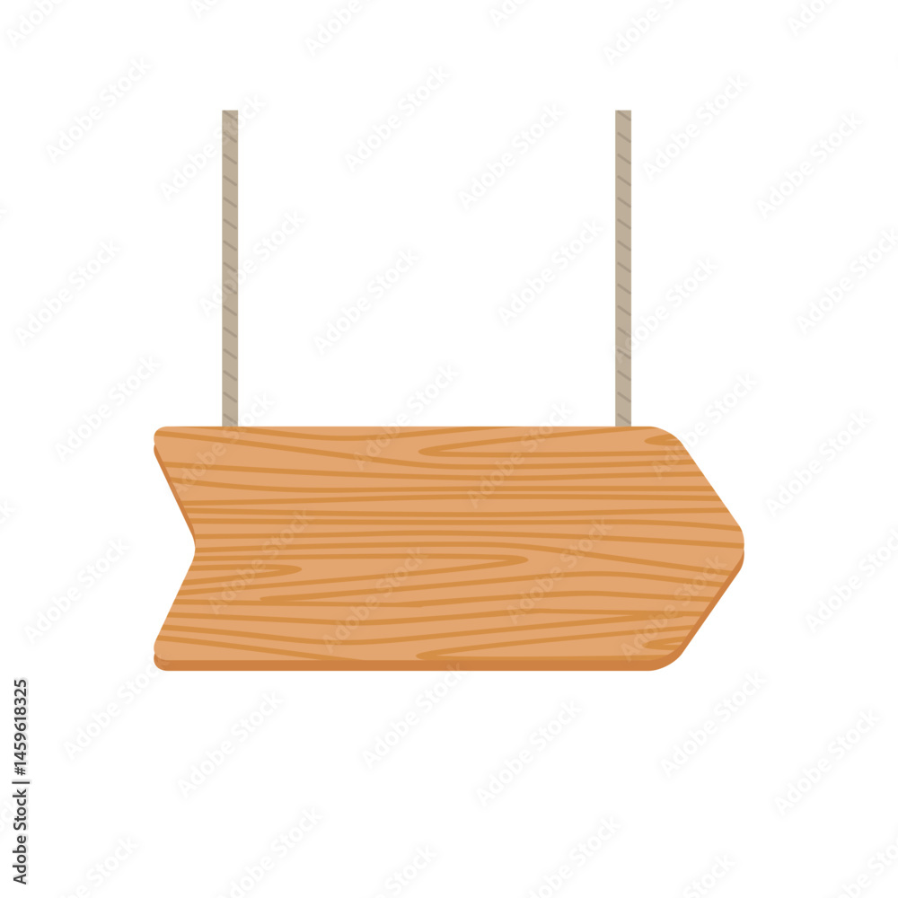 simple flat wooden signboard, rustic hanging and standing wood guide ...