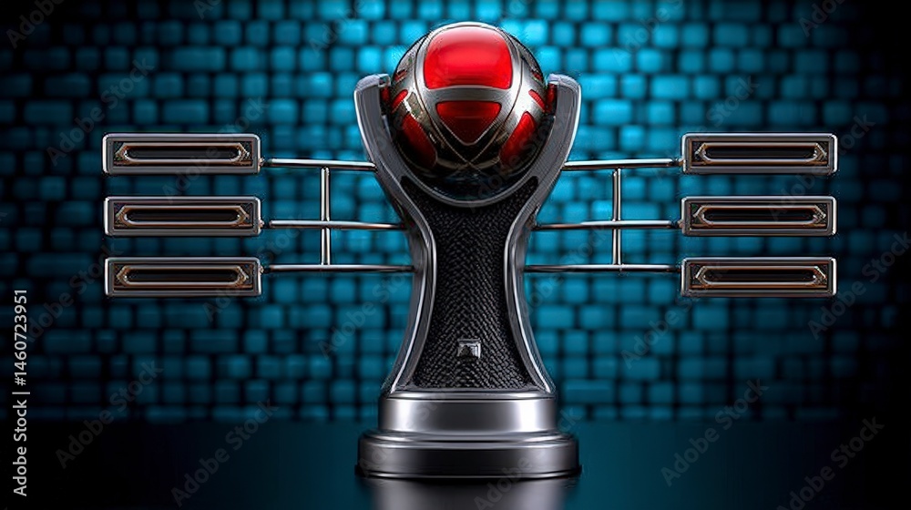 Championship Trophy Tournament Bracket Competition Award Winner Victory ...