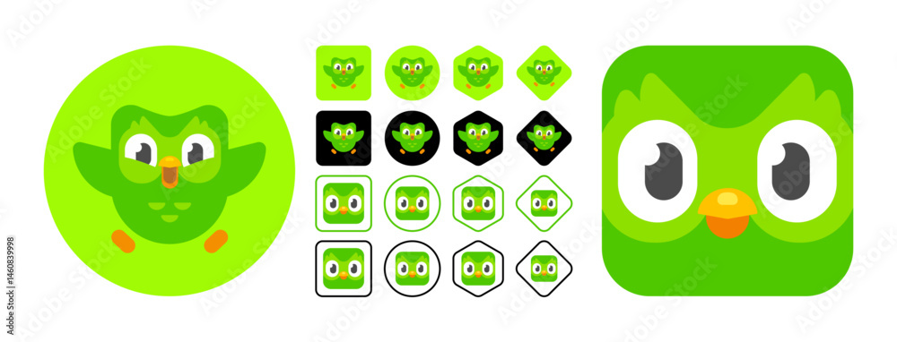 Duolingo logo icon logo PNG and vector. Duolingo logo transparent png ...
