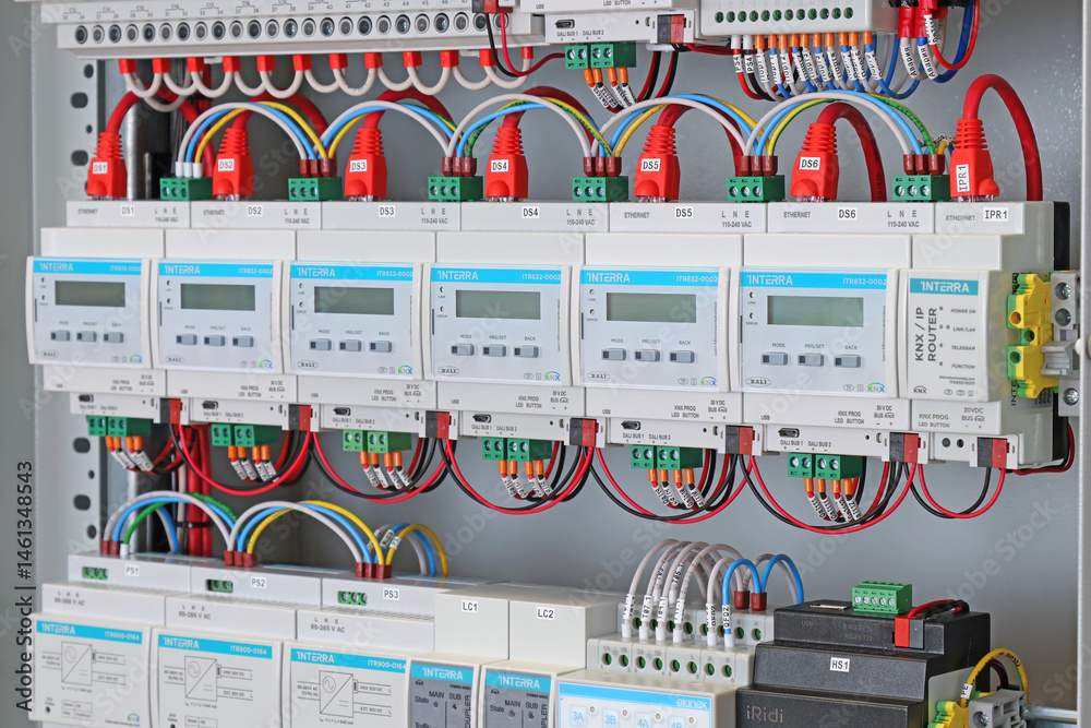 Automation modules with KNX data bus control from Interra. It is ...