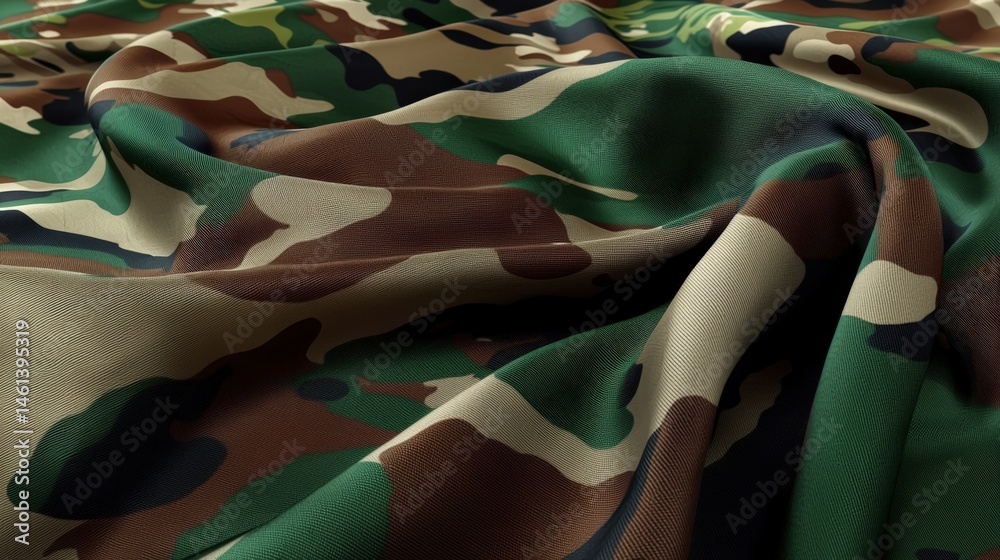 Camouflage fabric texture creates an impressive powerpoint background ...