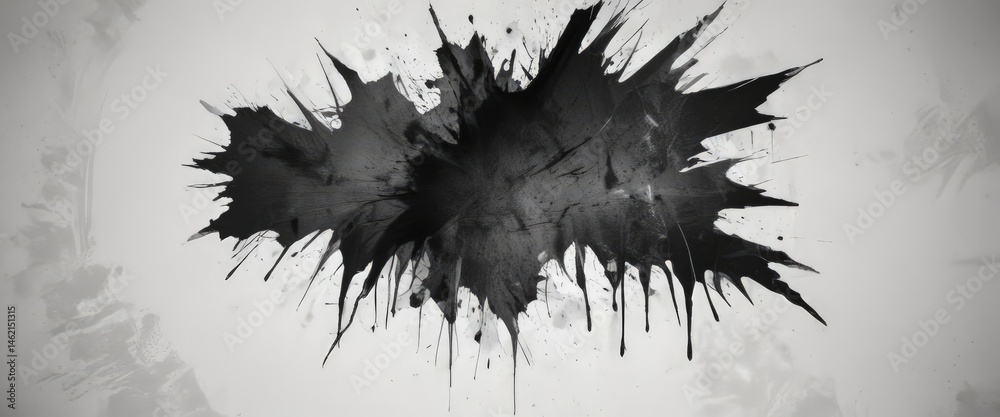 Torn paper, ink blot, sharp lines, grunge aesthetic, background, tear ...