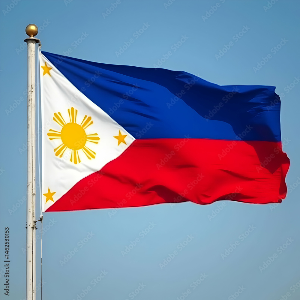 Ilustración de Stock Philippine Flag HighResolution Image of the ...