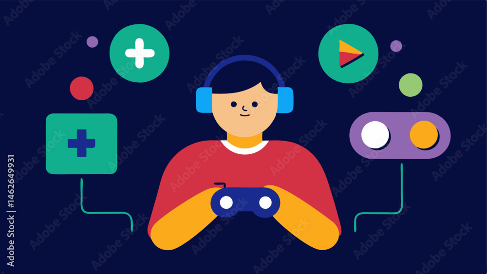 Inclusive Game Design A person gaming on a console with visual ...