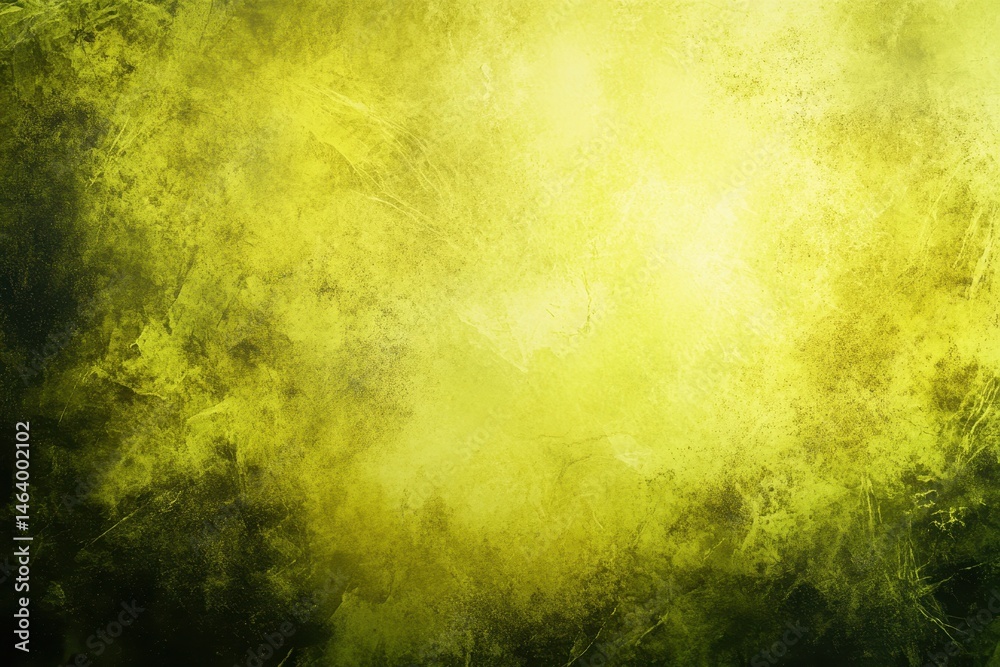 Grunge texture with shades of yellow and dark green tones. Use it as a ...