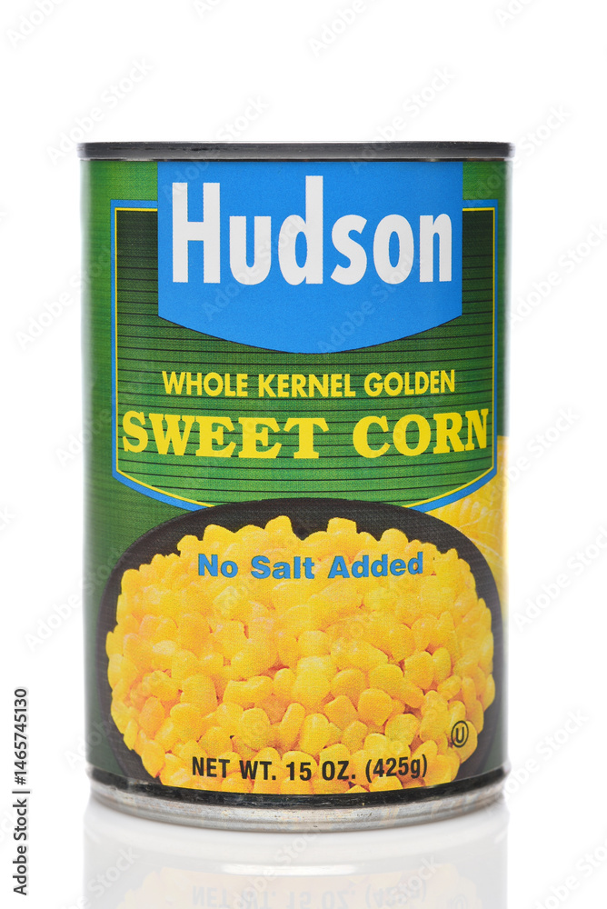 IRVINE, CALIFORNIA - 8 MAY 2025: A Can of Hudson Whole Kernel Sweet ...