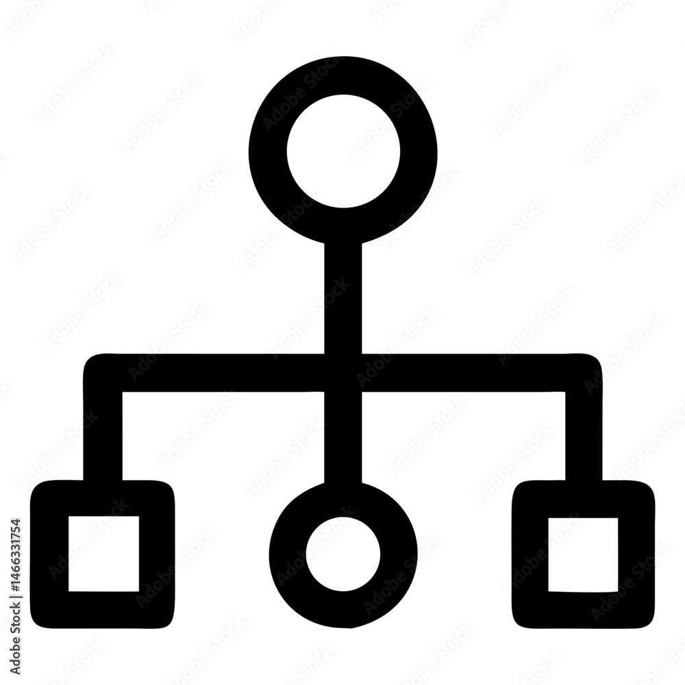 Hierarchy chart organizational structure business diagram infographic ...