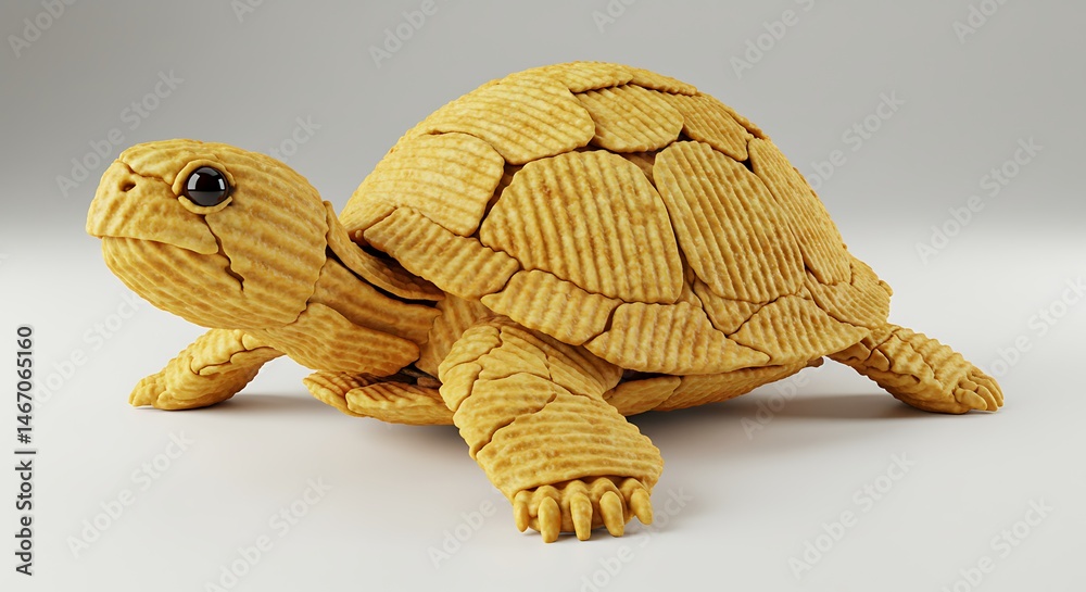 Turtle animal reptile cute chip potato chips food snack shell creative ...