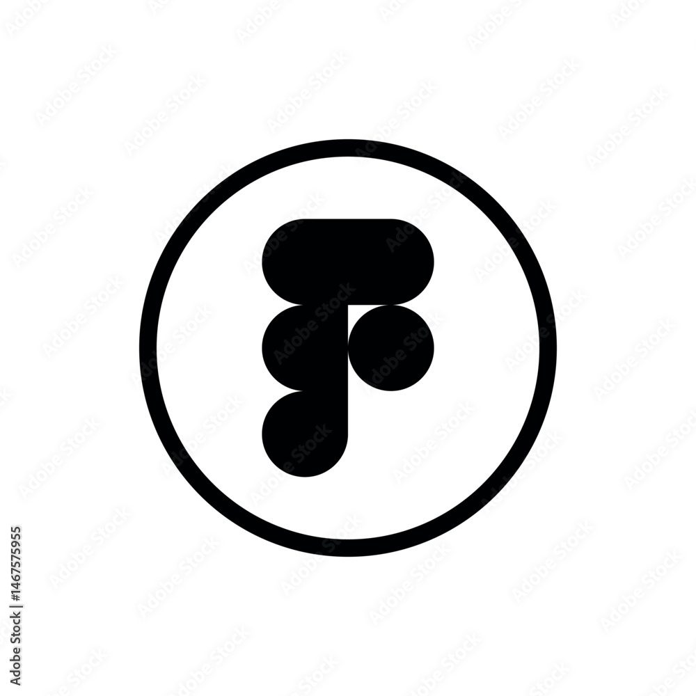 Figma Logo Black Circle Outline Icon, Figma App Vector, Editable SVG, PNG, Transparent ...