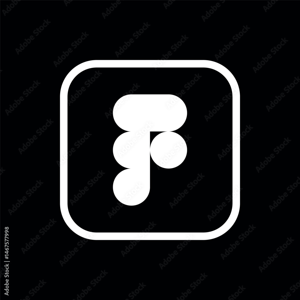 Figma Logo Outline White Icon, Figma App Vector, Editable SVG, PNG, Transparent Background ...