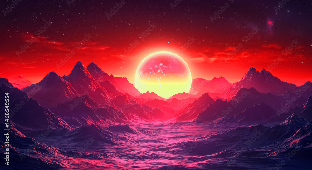 Vintage retro vaporwave background ultra realistic synthwave gradients ...