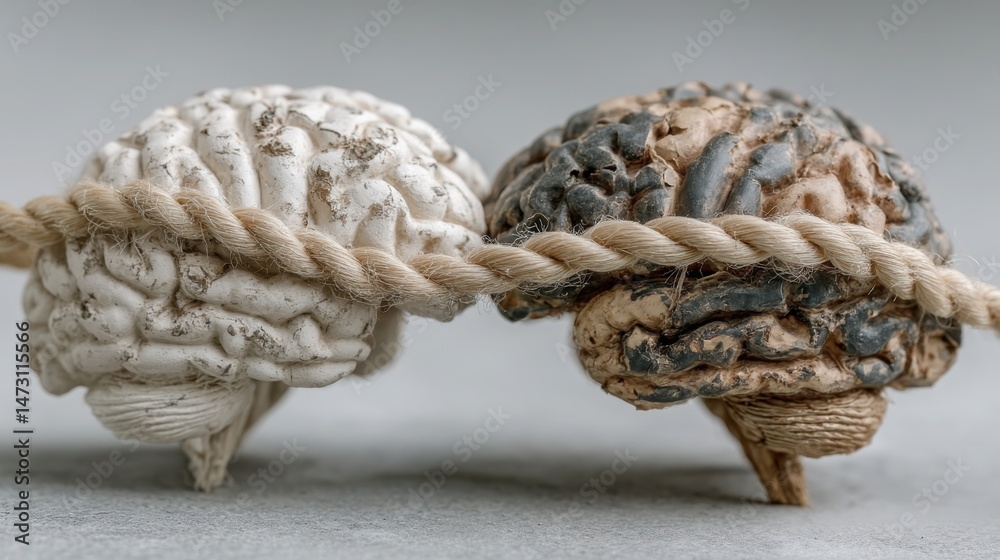 Neuro- bridge icon concept illustrating the intersection of consumer behavior and message ...