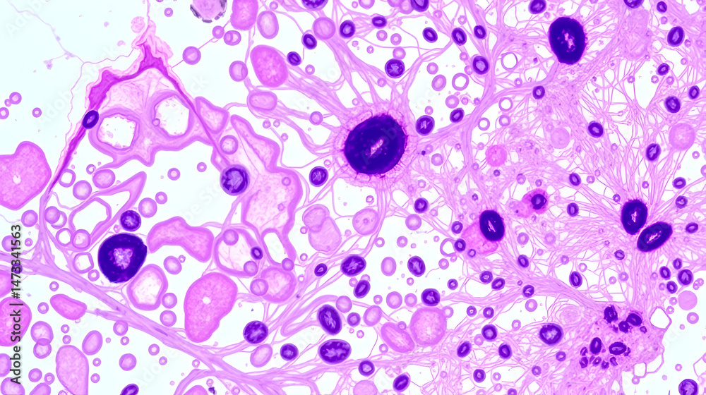 Ilustracja bez tantiem: Granulomatous inflammation with tuberculosis ...