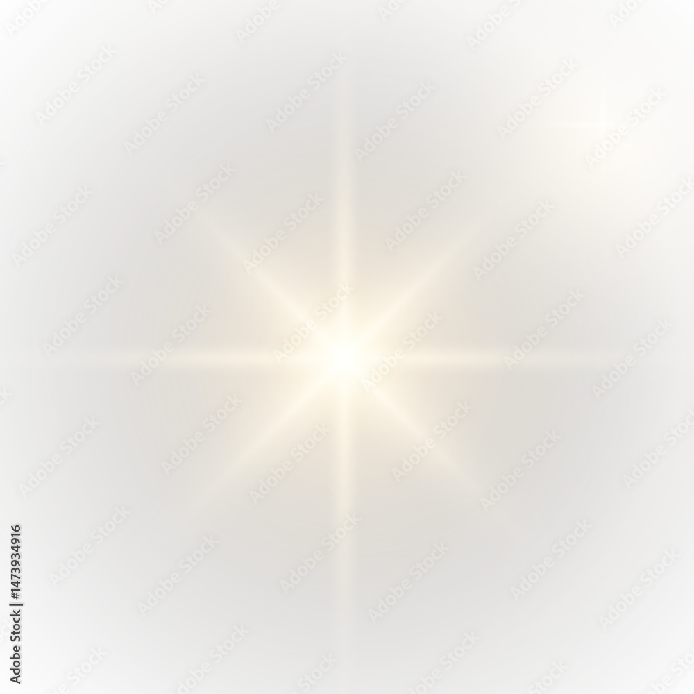 Bright sunlight PNG with star shine, space flare, and glowing flash ...