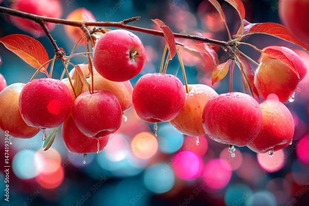 A stylized virtual environment filled with particles serves as the ...