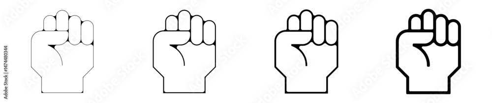 icone symbole pictogramme entreprise success travail main ferme ...