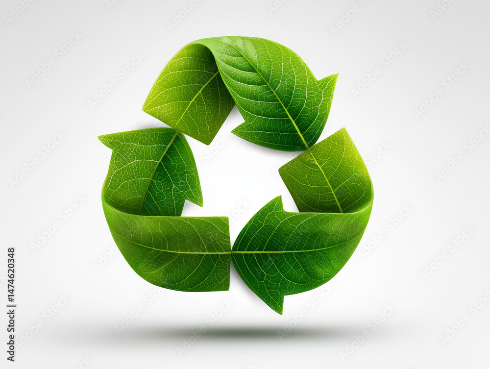 Ilustración de Stock símbolo ecológico de reciclagem, representando ...