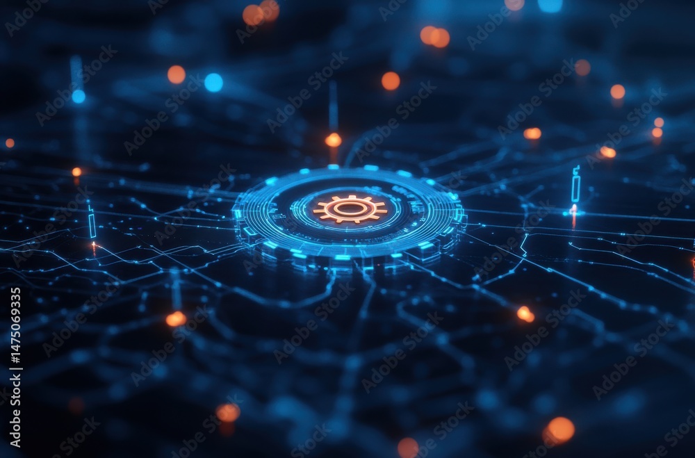 Automated business process powered by RPA, businessman Stock Photo ...