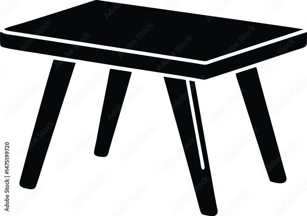 table icon vector illustration Stock Vector | Adobe Stock