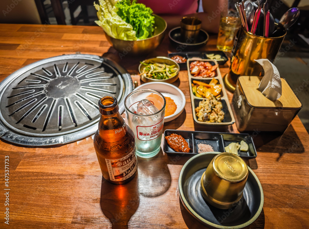 Foto de Stock 05 05 2025 - Bohol, Philippines. Korean BBQ style ...