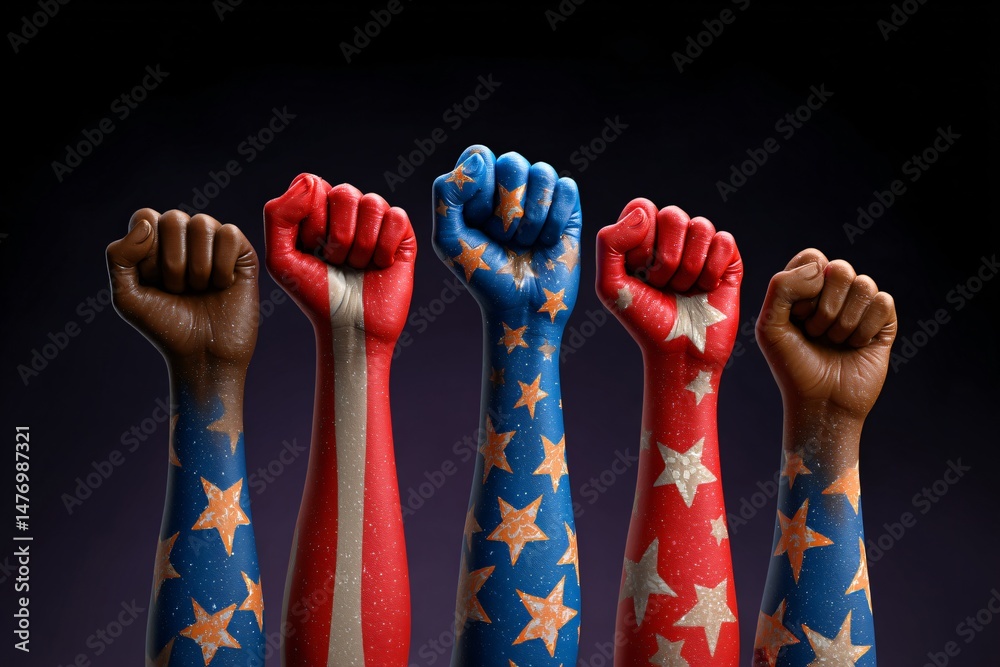 United in Solidarity: A visual representation of unity and strength ...