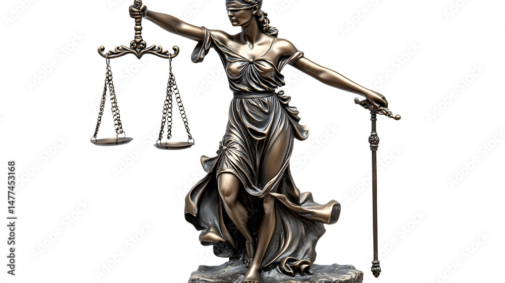 Lady Justice Statue Transparent Isolated Cut Out Image for Legal ...