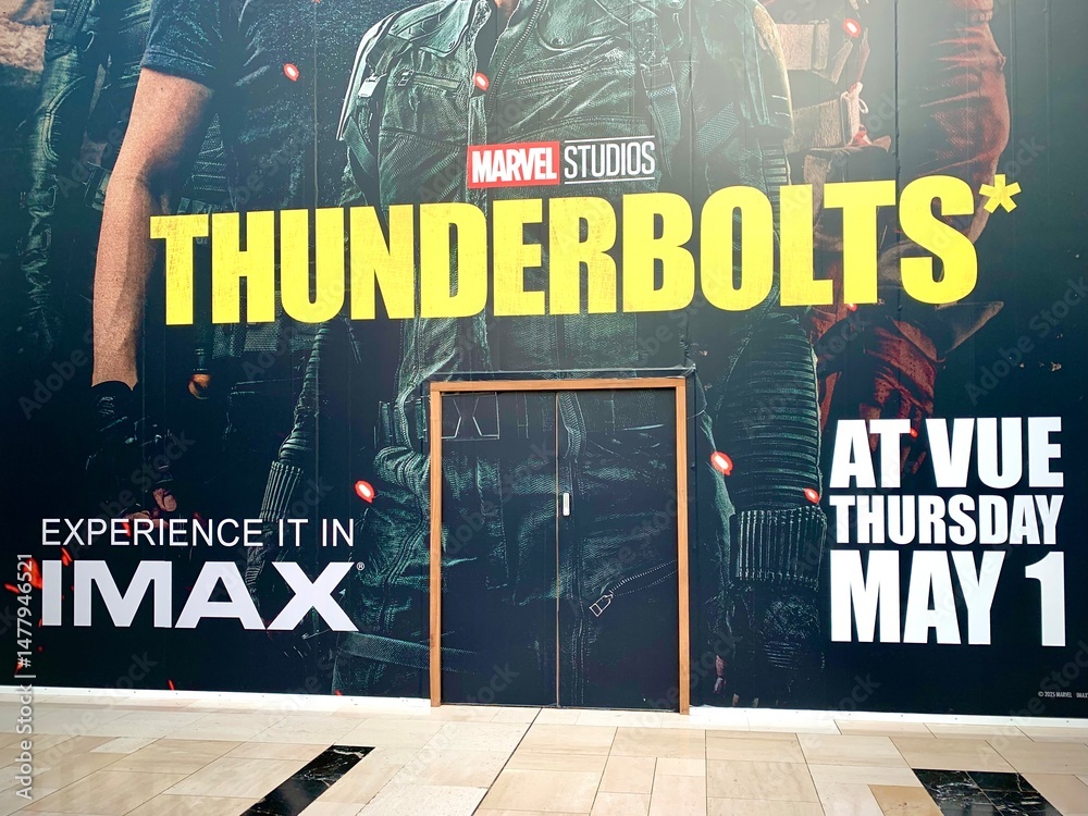 Vue Westfield IMAX Cinema, Thunderbolts, New Avengers Movie Logo ...