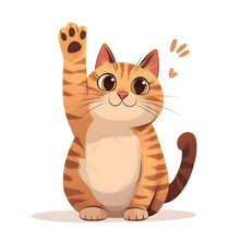 Hello Cartoon Cats Free Stock Photo - Public Domain Pictures