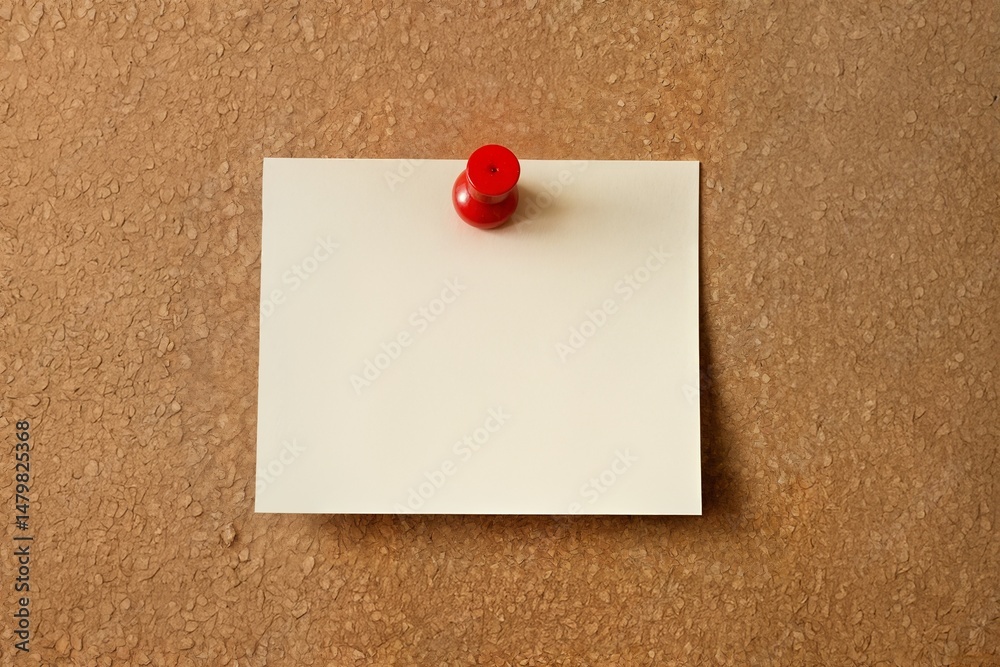 simple well composed scene centered around a corkboard mockup concept a ...