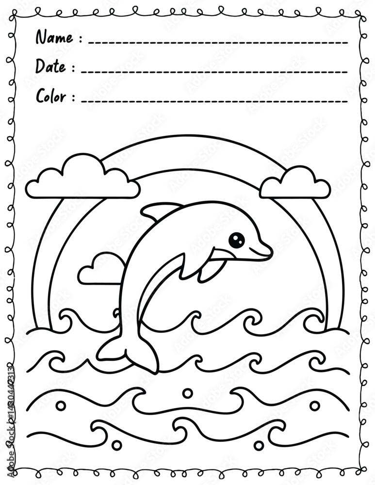 Big and Bold Summer Vibes Coloring Pages For Kid and adult. High ...