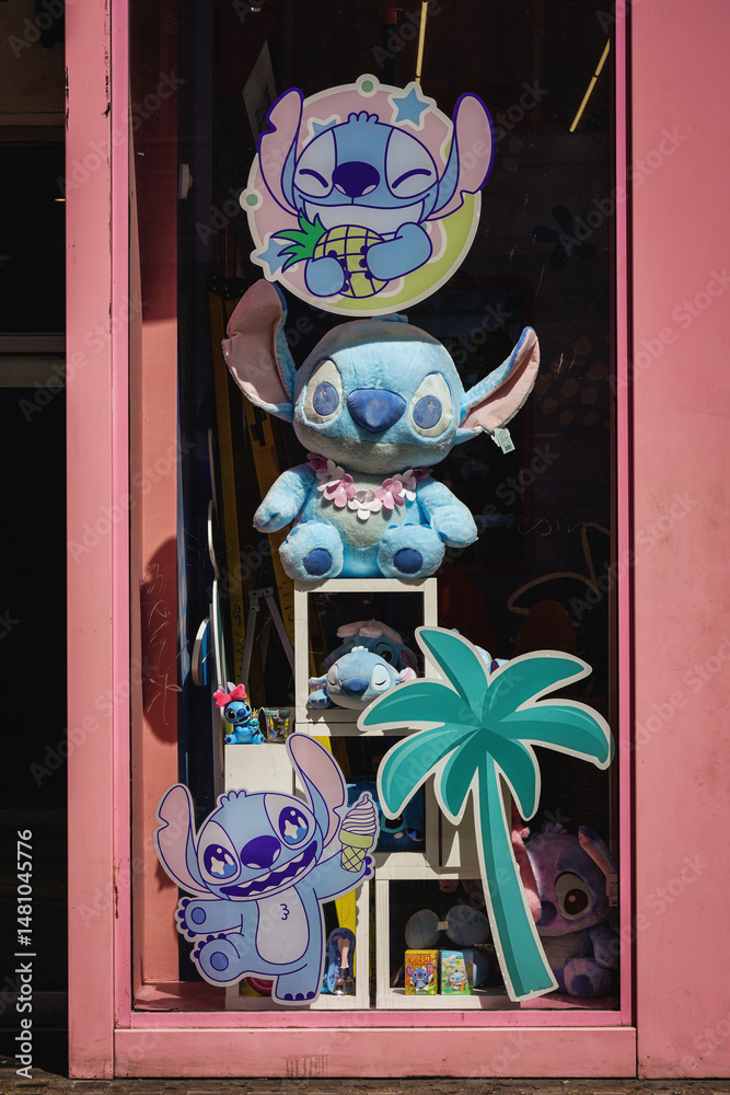 Walt Disney Store Shopfront, Storefront Signage, Sign, Lilo & Stitch ...