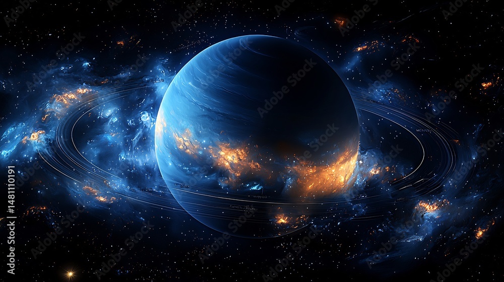 Atmospheric diagram of Neptune high speed jet streams and wind speeds ...
