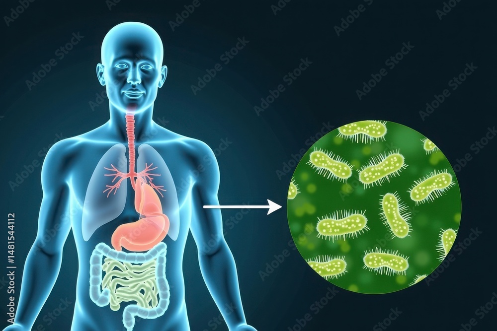 Stock-Illustration „Urinary Tract Bacterial Infection or UTI anatomy ...