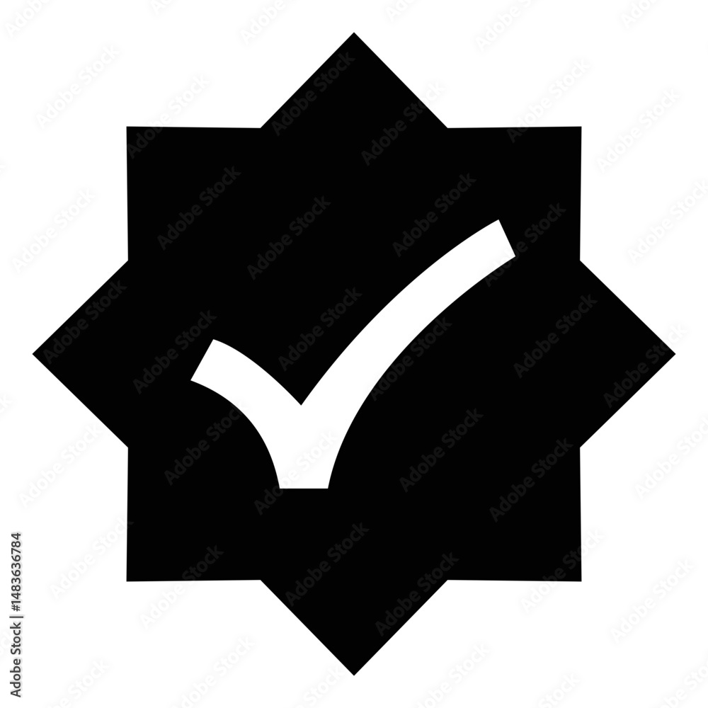 Check mark icon. Check mark symbol. Simple check mark. quality sign ...
