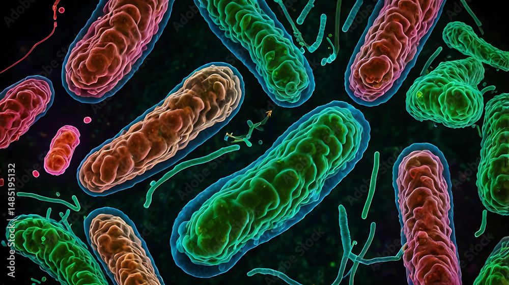 Stock-Illustration „Confocal laser scanning microscopy image of ...