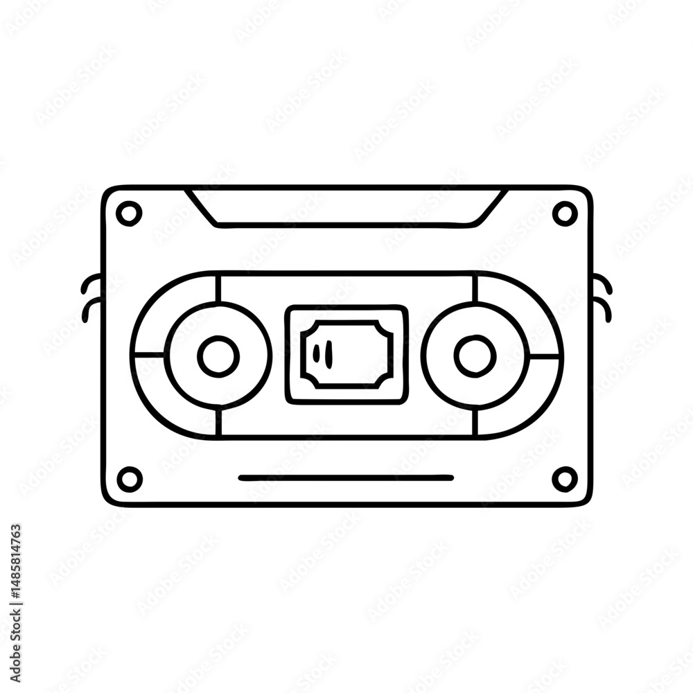 vhs icon, vhs vector illustration-simple illustration of vhs, perfect ...