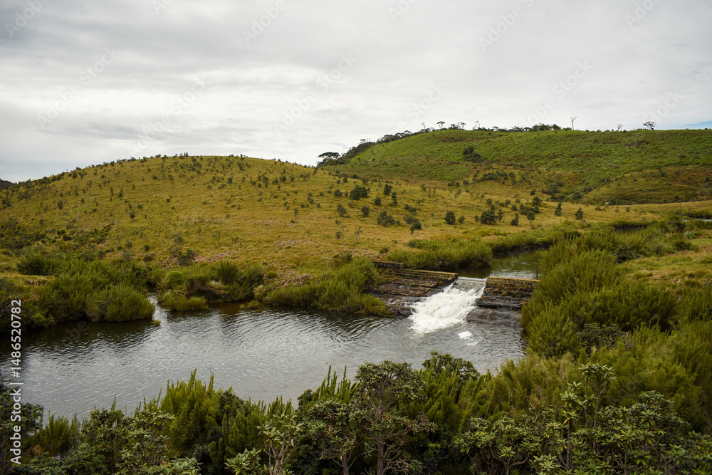 Chimney Pool (Belihul Oya River) in Horton Plains National Park, Sri ...
