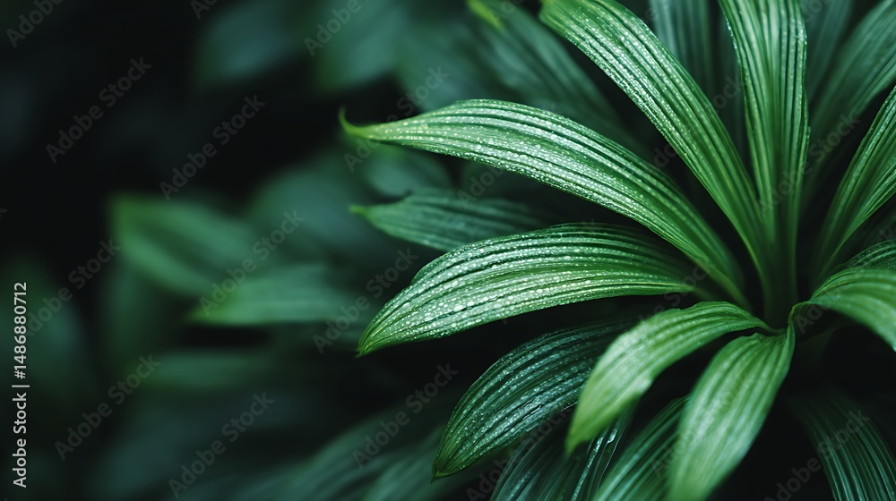 Minimalist botanical greenery composition with ultra high resolution ...