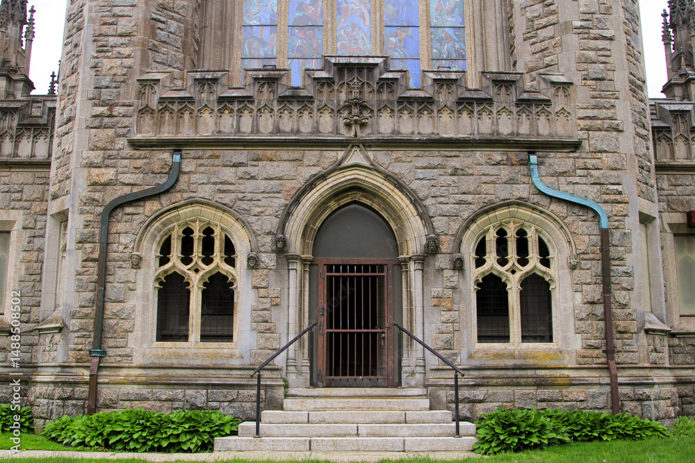 Gothic Revival architecture church that looks like a medieval castle ...