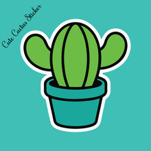 Cactus Sticker Free Stock Photo - Public Domain Pictures