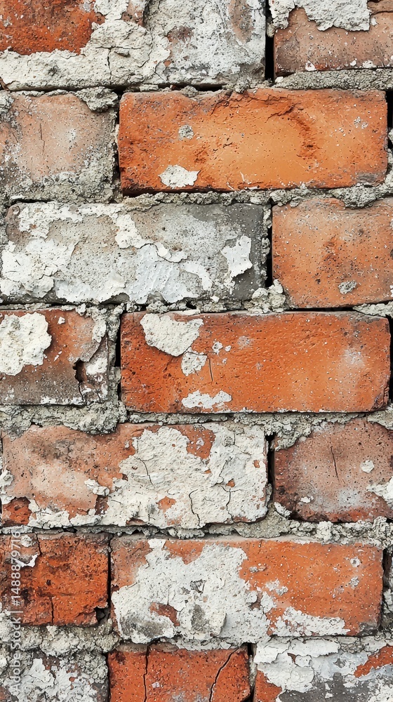 Aged brick wall texture and color in rustic horizontal bond Stock Photo ...