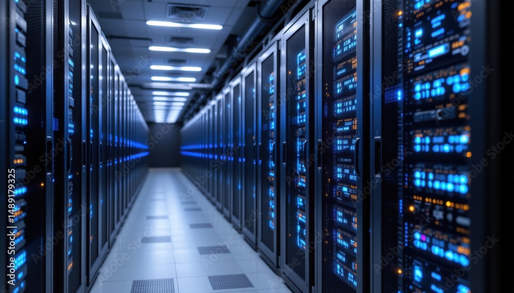 Data center operation technology hub digital infrastructure controlled ...