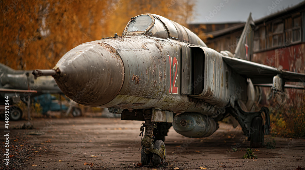 Soviet mig fighter jet abandoned military aircraft cold war aviation ...